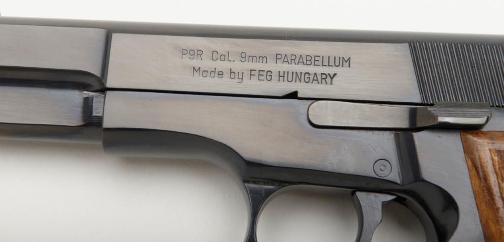 Hungarian FEG Model P9R DA semi-auto pistol, 9mm cal., 4-1/2” barrel ...