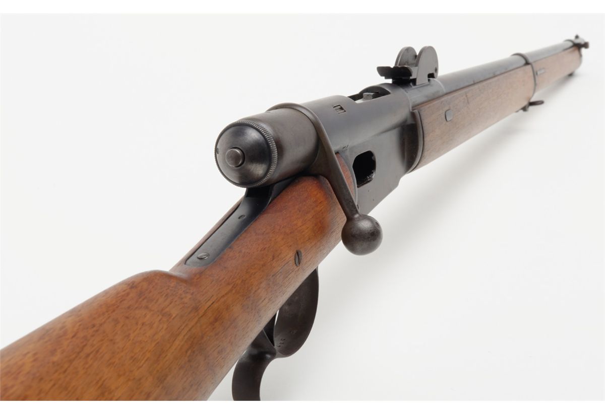 Swiss Vetterli Model 1878 bolt action rifle, 10.4mm cal., 33” barrel ...