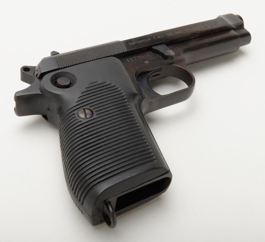 Egyptian Helwan semi-auto pistol, import-marked, 9mm cal., 4-1/2 ...