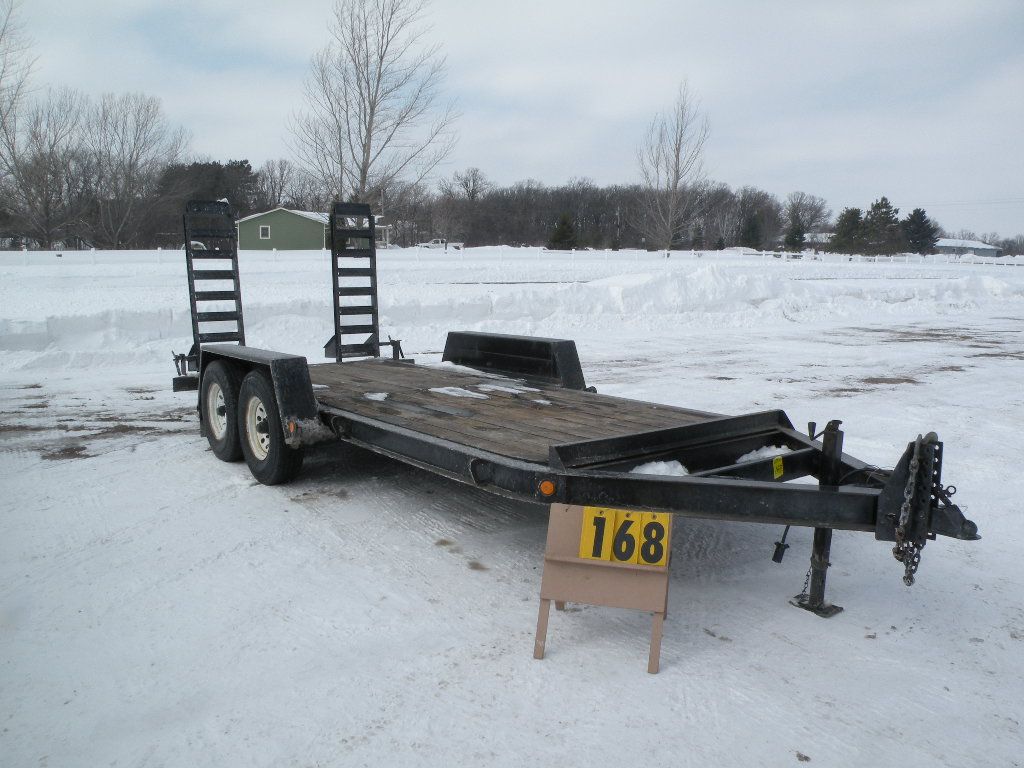 2004 18 ft skid steer trailer 4KNUC16214L161508