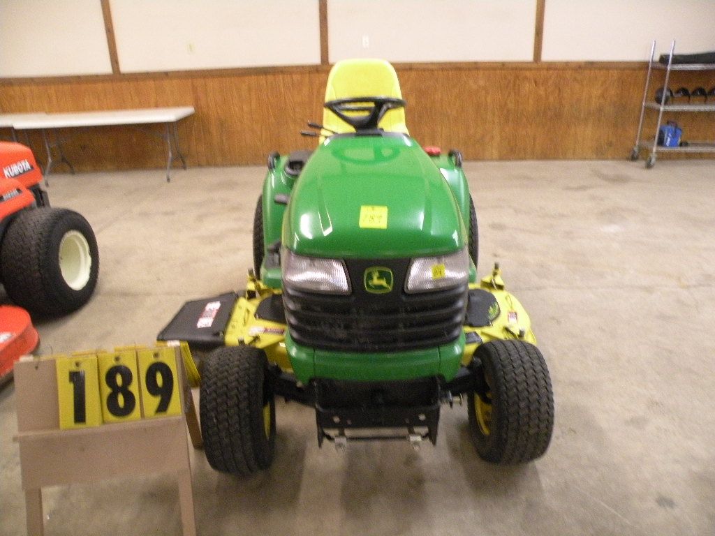 John Deere X495 w/54" deck, diesel 538 hours M0X495A030014