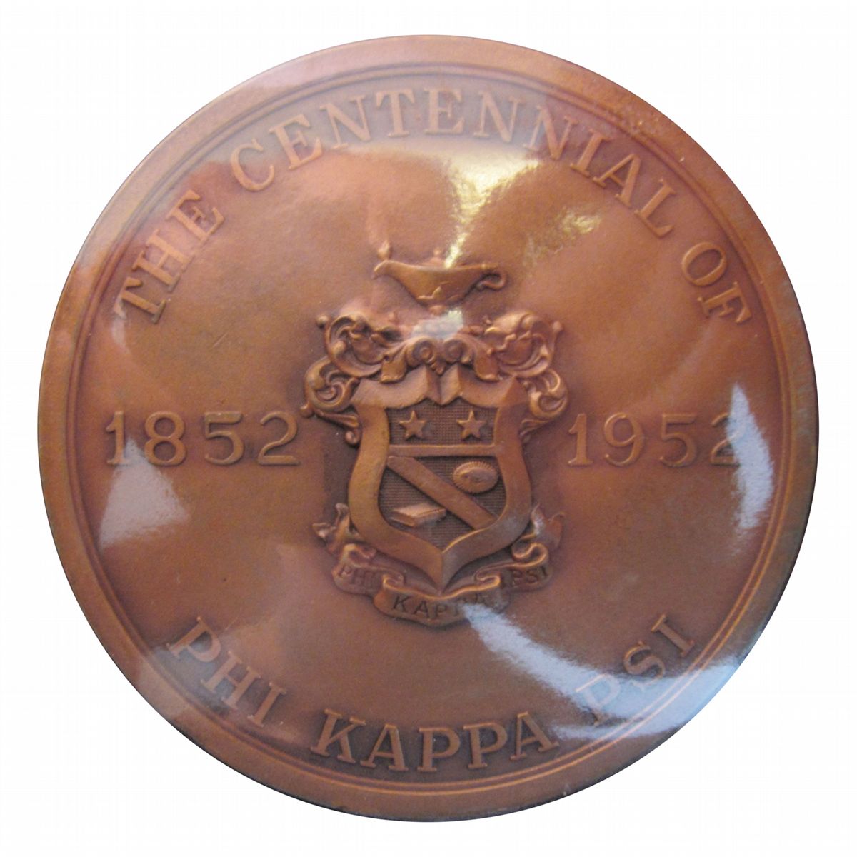 Medal; College Fraternity Centennial 1852- 1952 of PHI KAPPA PSI ...