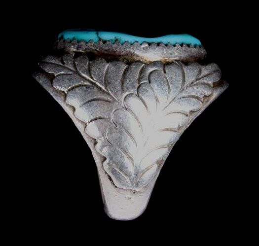 Navajo Silver & Turquoise Ring by Roy Buck This is