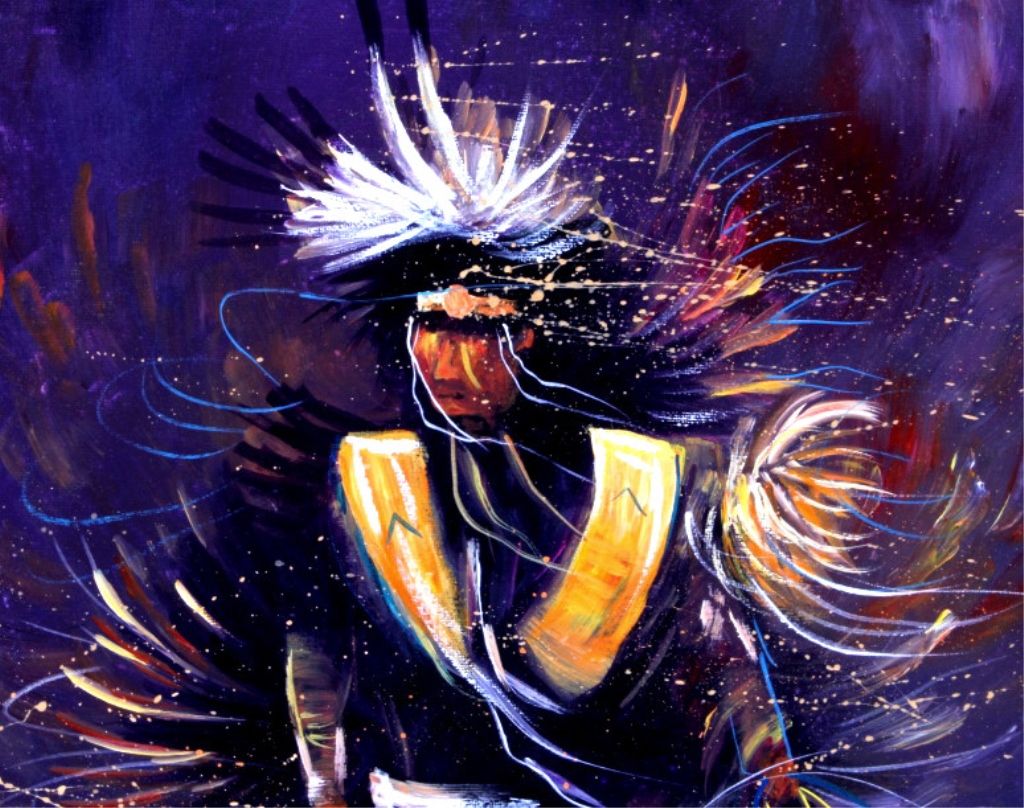 "Blackfeet Dancer" by John Cadotte