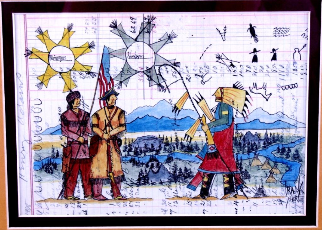 Native American Ledger Art Prints Collection