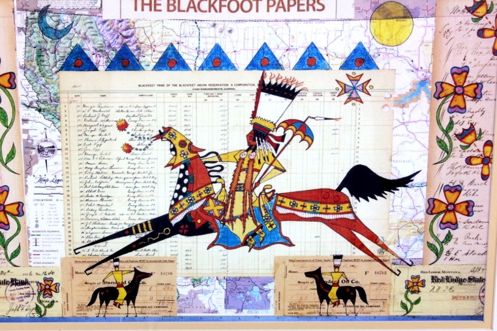 Native American Ledger Art Collection Print