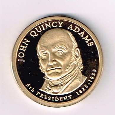 John Quincy Adams Proof Presidential Dollar