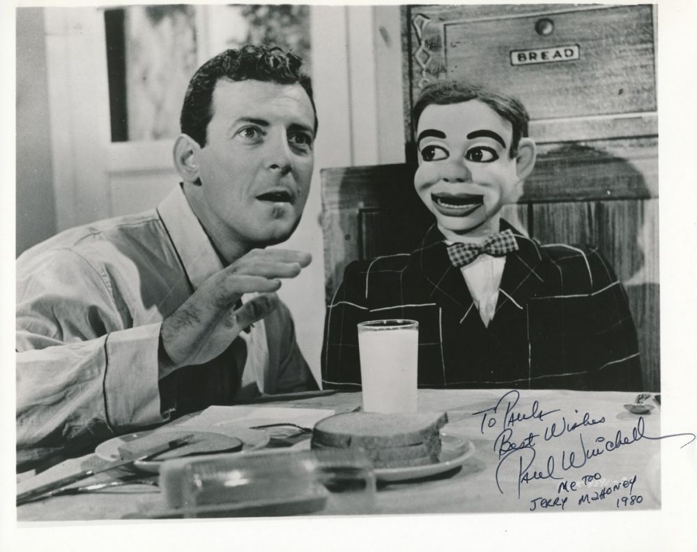 Paul Winchell Signed & Inscribed Vintage 8x10 Photo