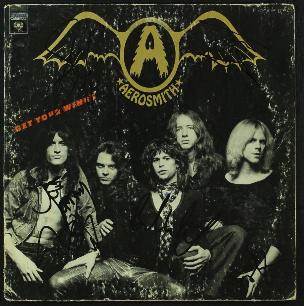 Aerosmith Facsimile Signed Album Cover
