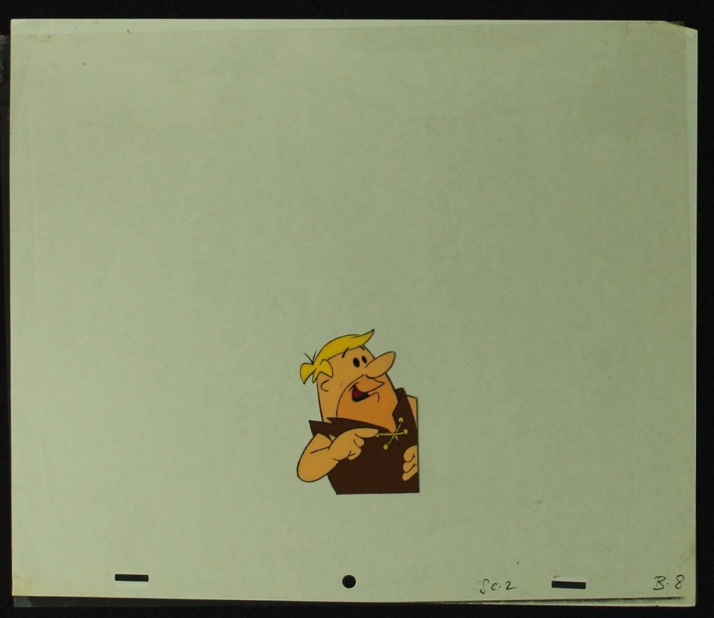 Barney Rubble The Flintstones Original Hand-Painted Animation Cel