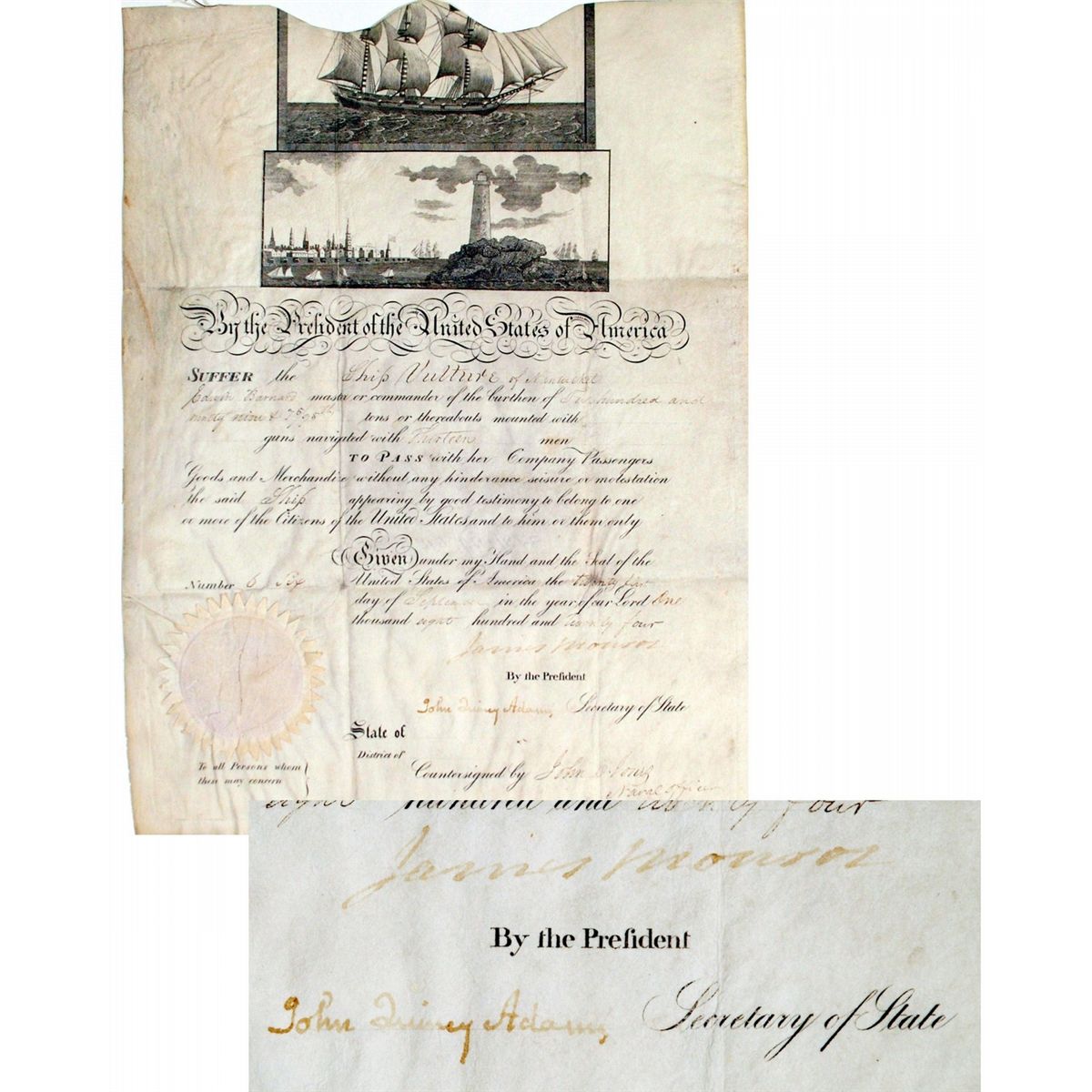 James Monroe & John Quincy Adams