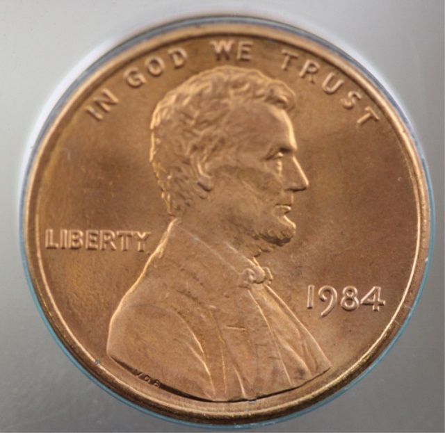 1984 Double Ear Lincoln Penny