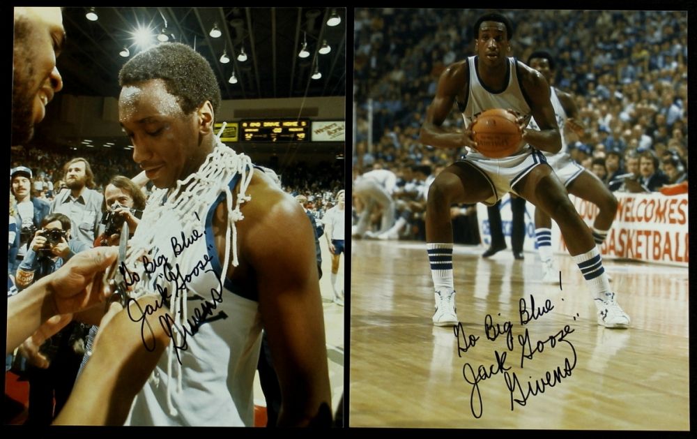 Lot of (2) Jack Goose Givens Signed Kentucky 8x10 Photos Inscribed "Go ...
