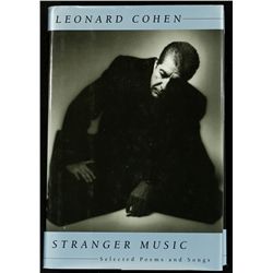 Leonard Cohen Signed "Stranger Music" Hardcover Book (PA LOA)