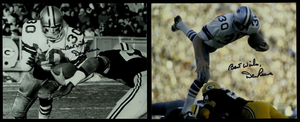 Lot of (2) Dan Reeves Signed Cowboys 8x10 Photo Inscribed "Best Wishes ...