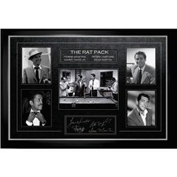 The Rat Pack Black & White Photo Collage Gallery Framed 32 x 24 inches