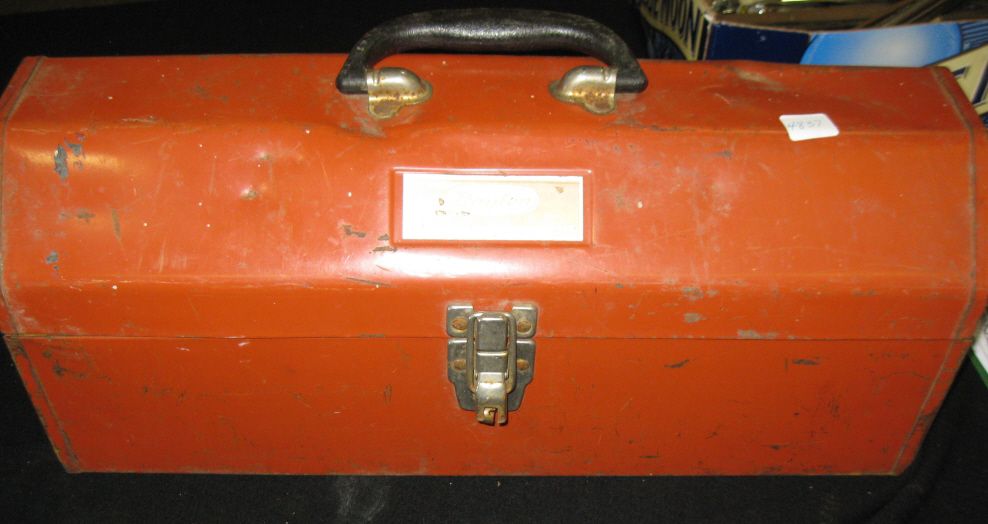 Red Dayton Tool Box & Entire Contents