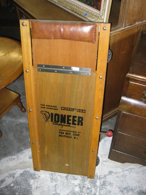 Vintage Pioneer Brand Creeper, Model 55N