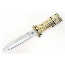 GERMAN NAZI WAFFEN SS COMBAT BUTTERFLY KNIFE