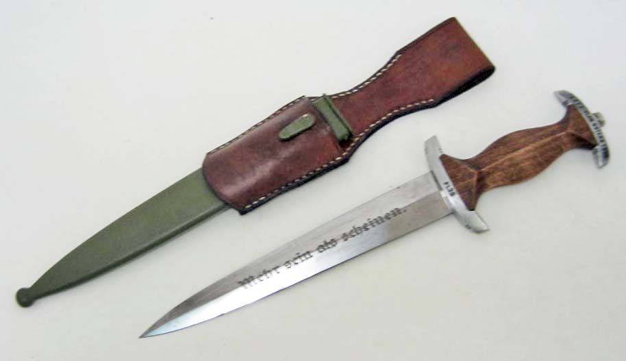 GERMAN NAZI NPEA ENLISTED MANS DAGGER W/ SCABBARD