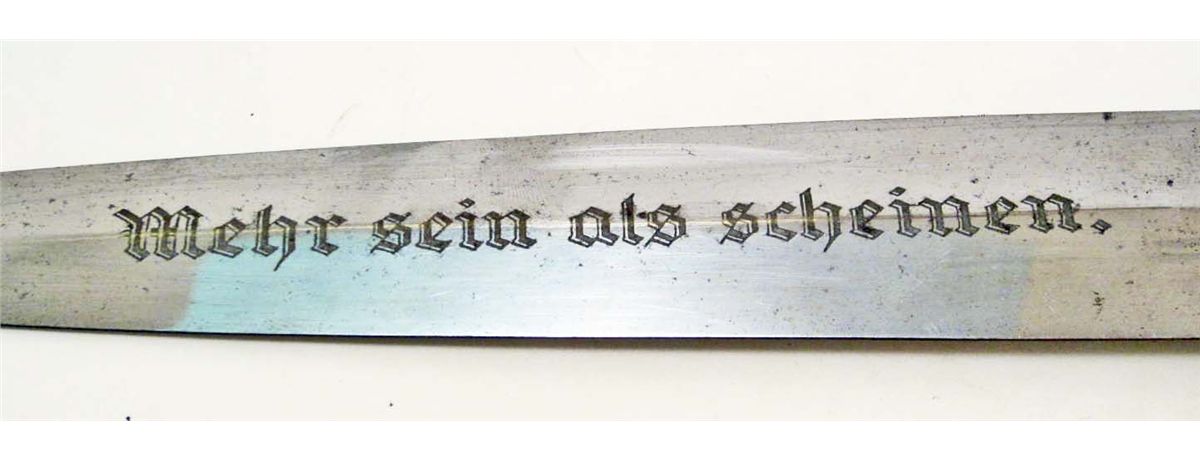 GERMAN NAZI NPEA ENLISTED MANS DAGGER W/ SCABBARD