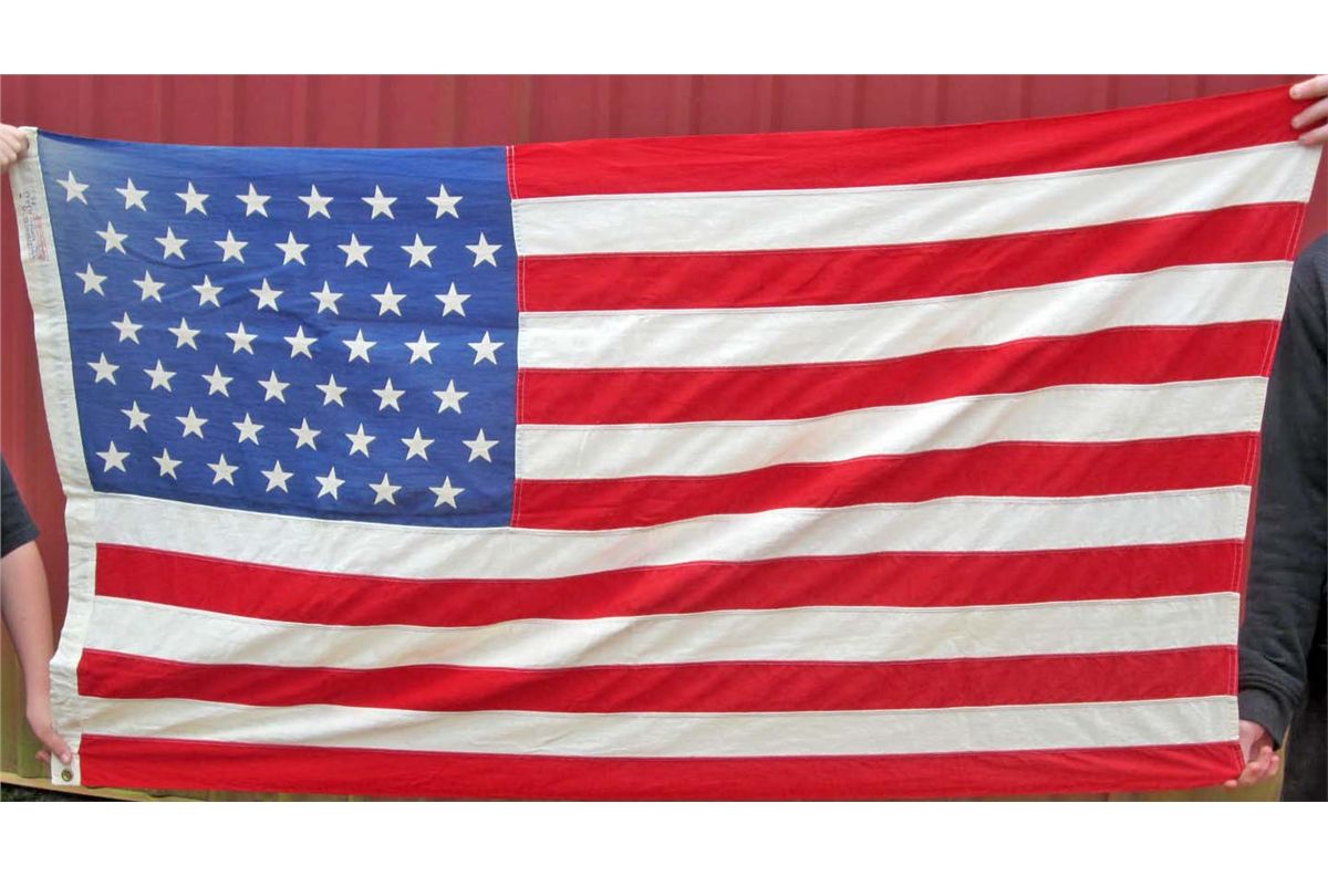 VINTAGE 49 STAR UNITED STATES FLAG