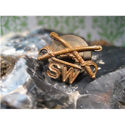 Surface Warfare Insignia SW SWORDS MILITARY SCREW BACK PIN