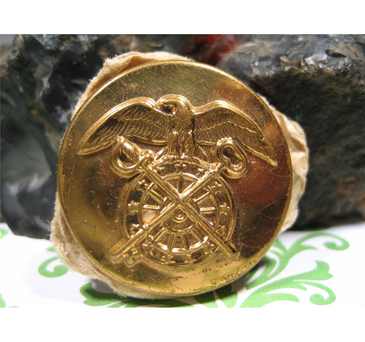 US Army Collar Pin EAGLE SWORD