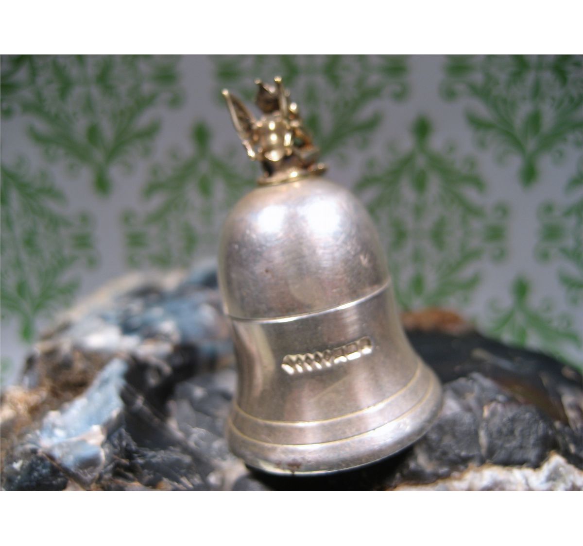 Solid STERLING Silver Box 925 Baby's First Tooth Fairy Bell by Harman ...