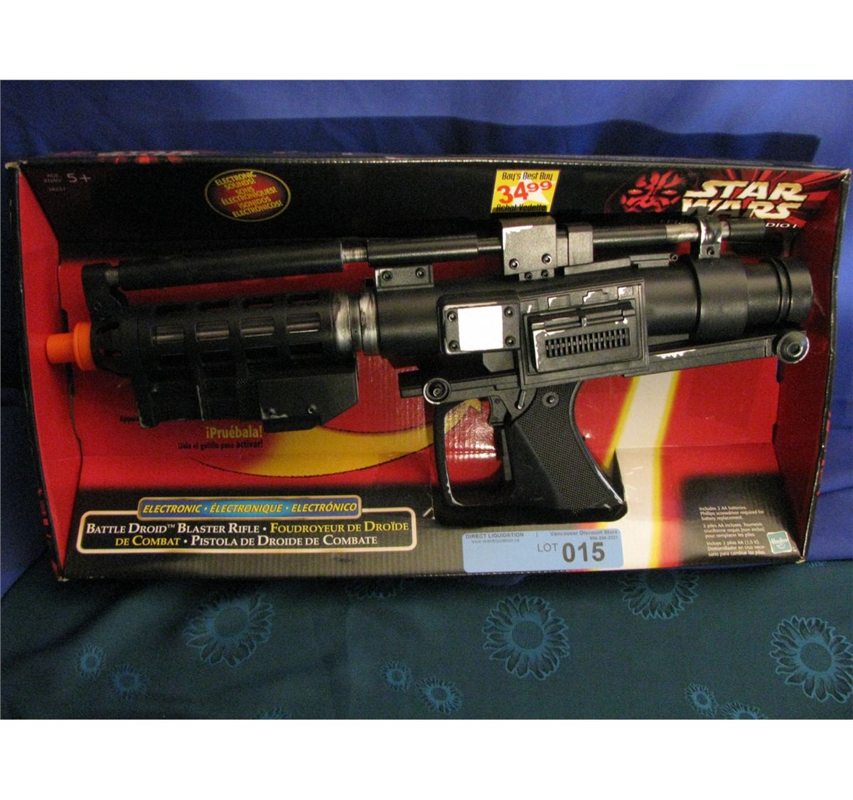 STAR WARS BATTLE DROID BLASTER RIFLE