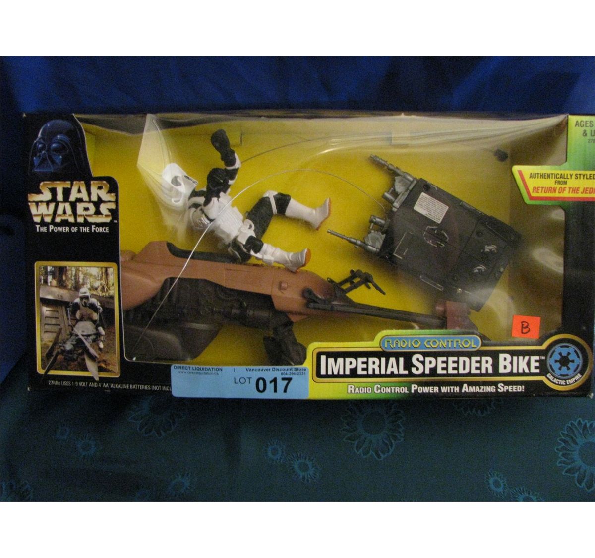 STAR WARS IMPERIAL SPEEDER BIKE RADIO CONTROLLED