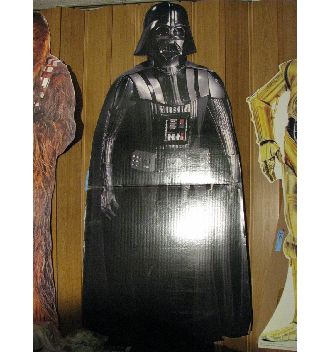 LIFE SIZED CUT OUT DARTH VADER FIGURE