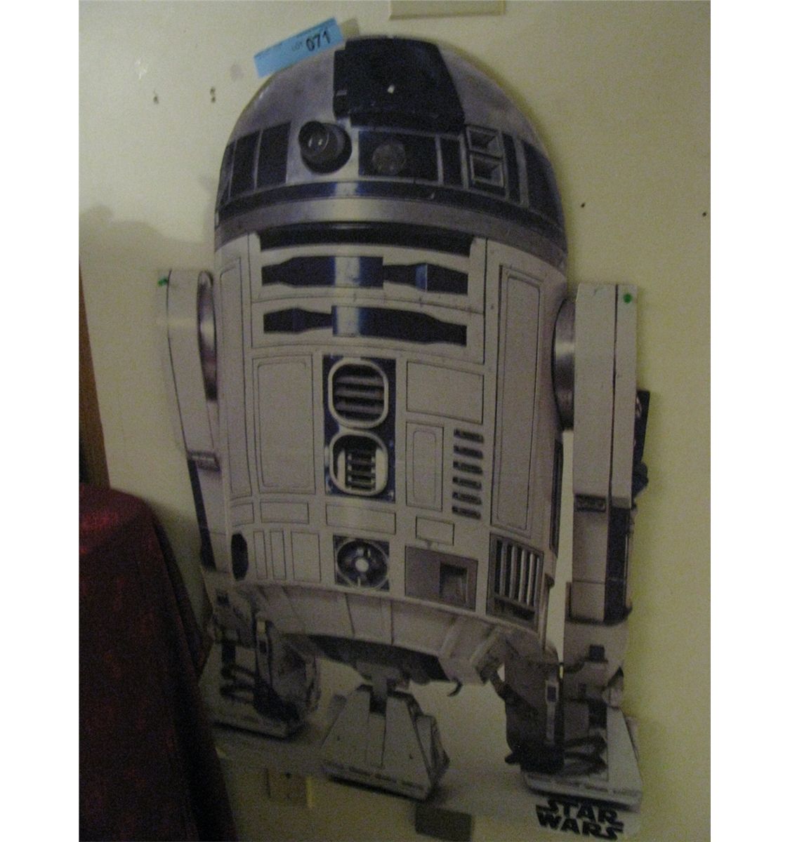 LIFE SIZED CUT OUT R2D2 FIGURE