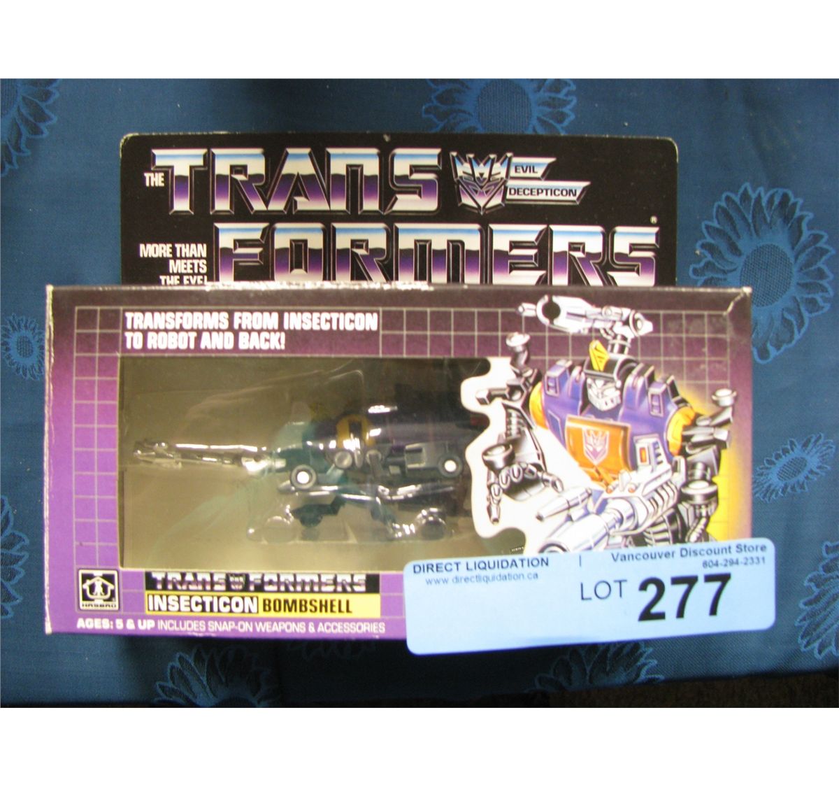 TRANSFORMER G1 VINTAGE - INSECTICON BOMBSHELL MIB