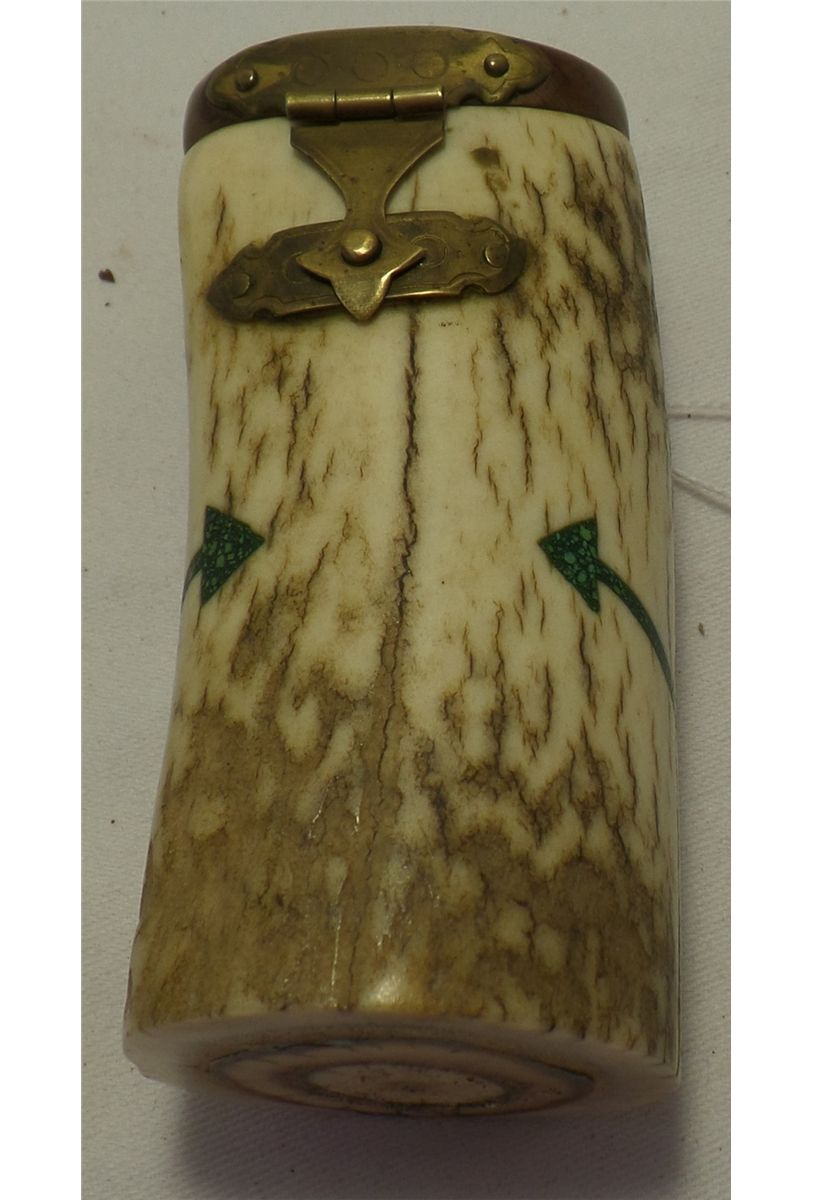 Navajo Antler Box-Inlaid