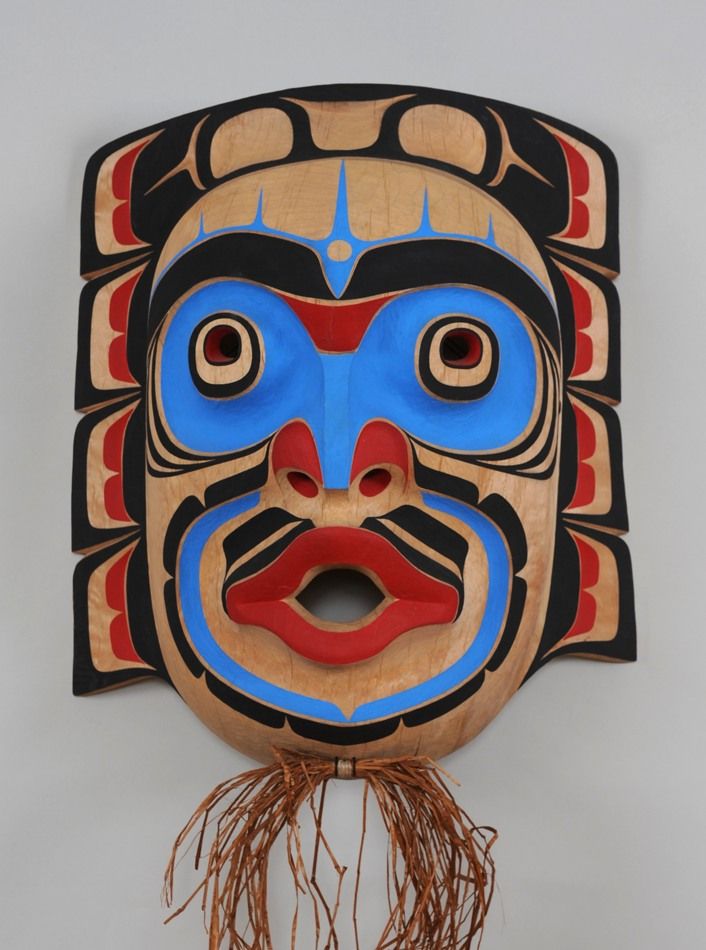 Dwayne Simeon Kwagiulth Komokwa Mask 20" H. 17" W. Good Condition with ...