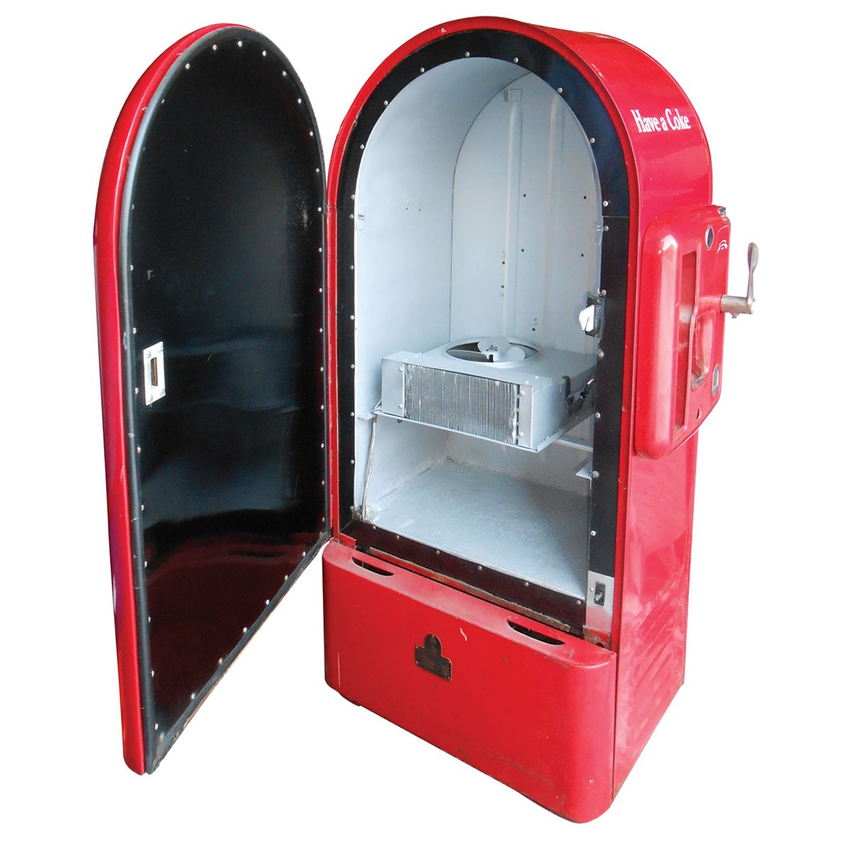 Coca-Cola machine, Jacobs 160 mailbox style, c.1950's, missing interior ...