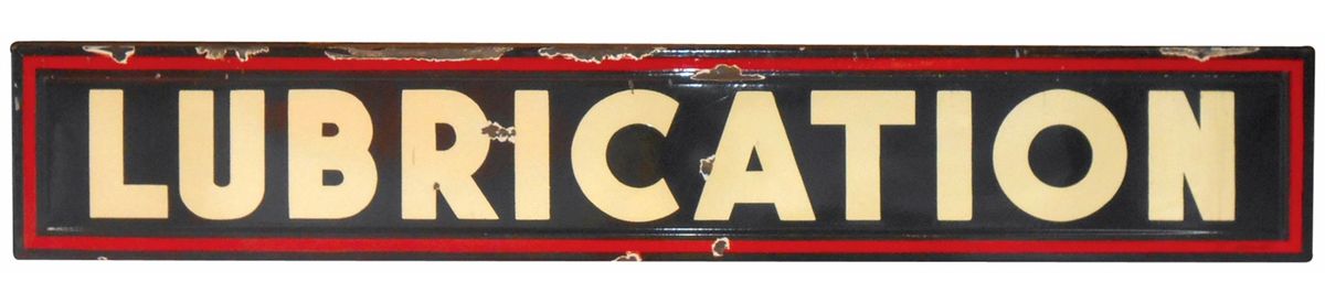 Petroliana, Car Washing & Lubrication porcelain signs (2), mfgd by ...