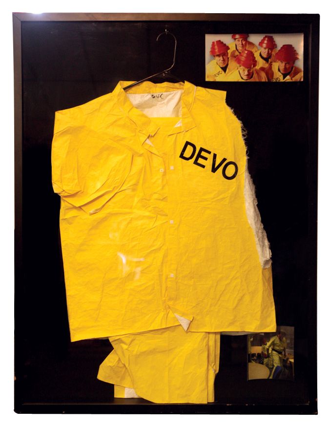 Rock 'n Roll Devo costume, stage-worn by guitarist Gerald Casale who ...