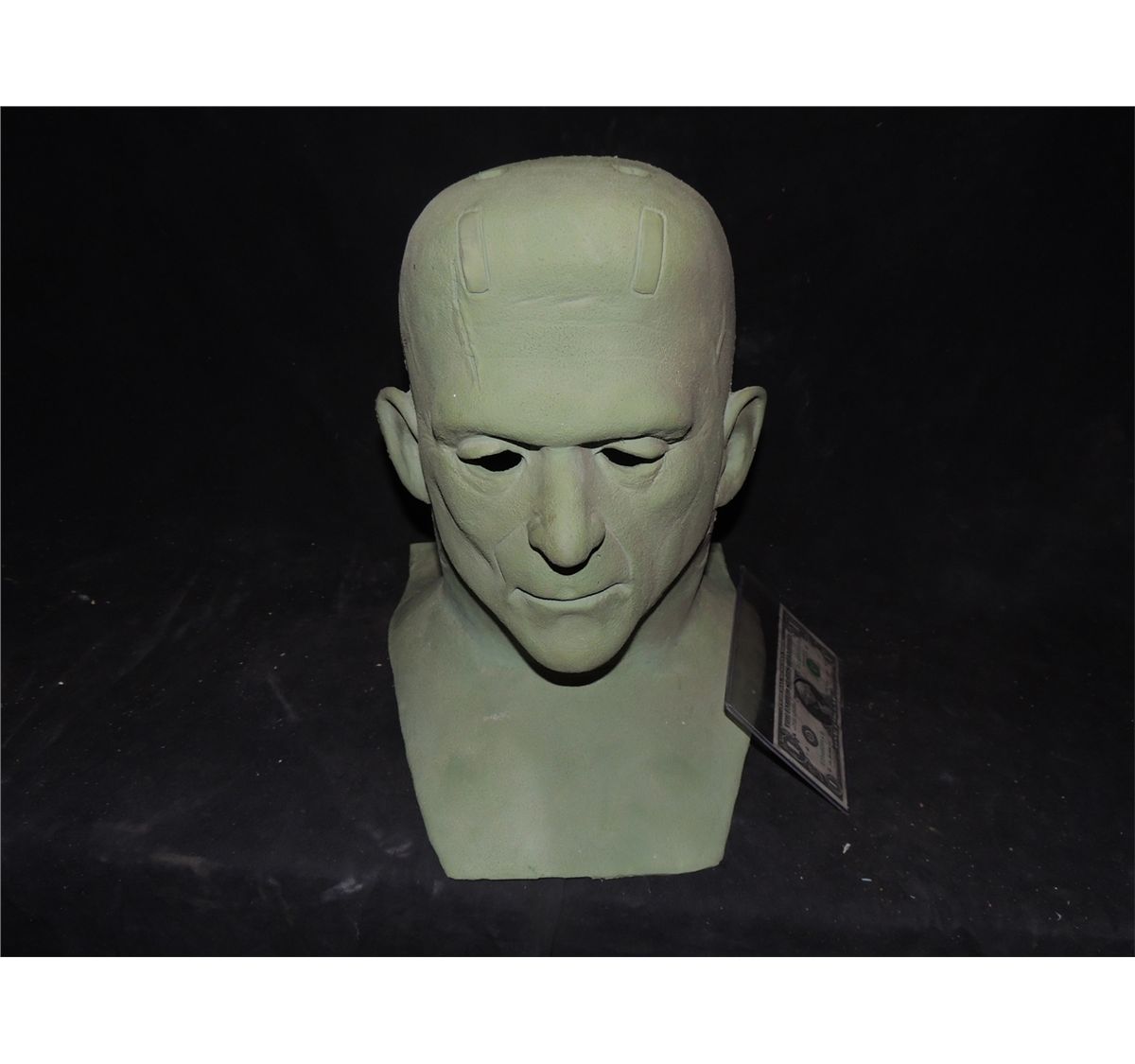 FRANKENSTEIN MONSTER UNIVERSAL STUDIOS UNUSED COSTUME FULL HEAD MASK ...