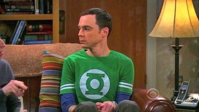 Big Bang Theory Sheldon (Jim Parsons) Green Lantern T-Shirt