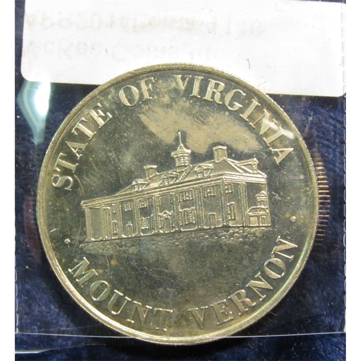 1146. Patrick Henry 1788 / State of Virginia Mount Vernon commemorative ...