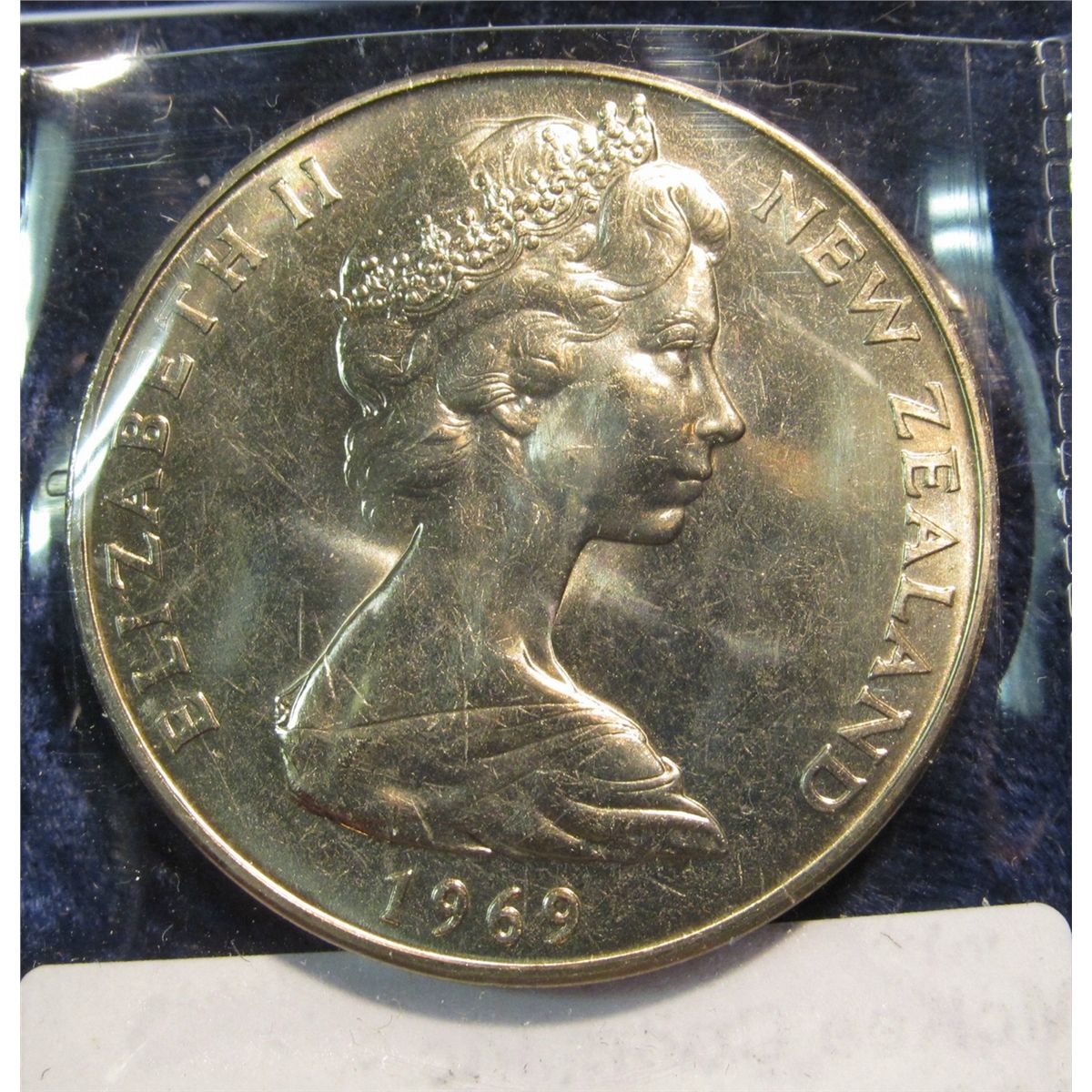 1430. New Zealand 1969 One Dollar (Crown sized coin) Cook’s Chart ...