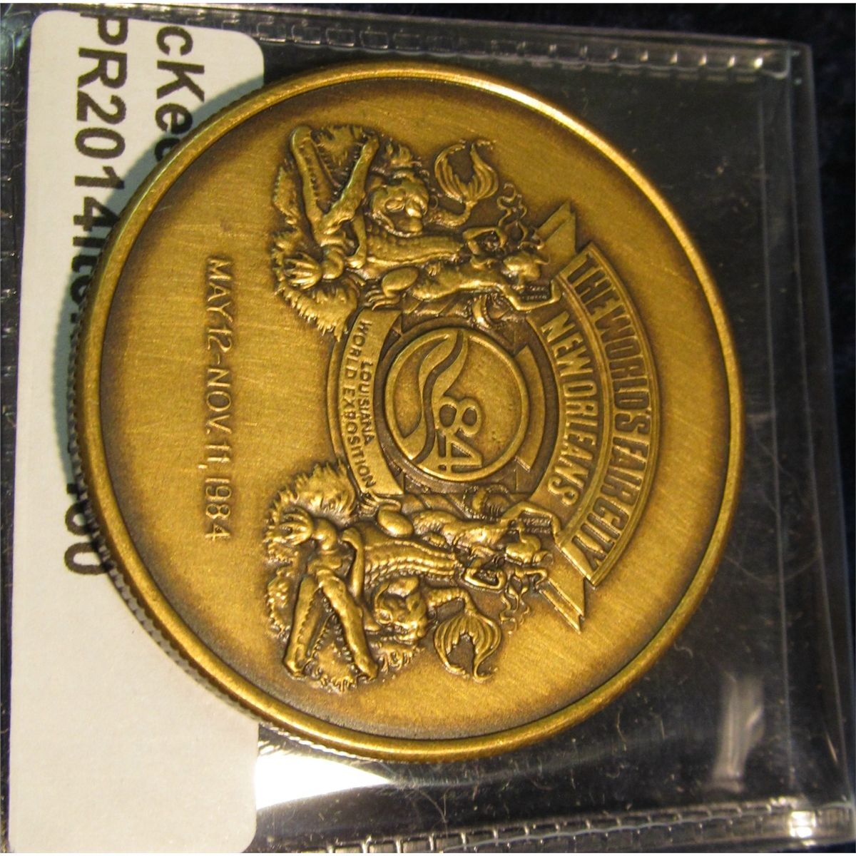 1480. The 1984 World’s Fair Medallion / The World’s Fair City – New ...