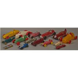 Lot of Misc. Rubber & Plastic Toy Race Cars, Including: