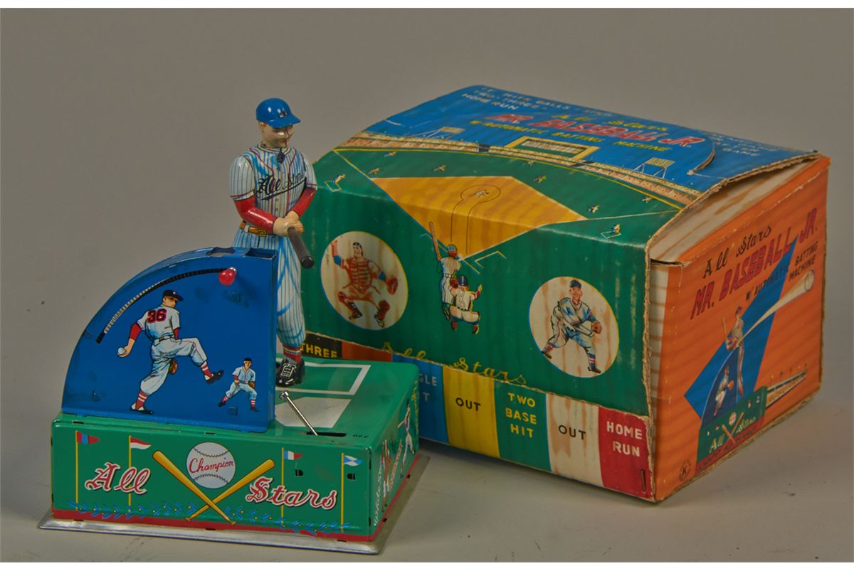 Vintage All Stars Mr. Baseball Jr. w/ Automatic Batting