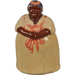 Black Americana "Mammy" Figural Hand-Painted Ceramic