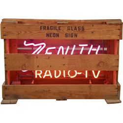 "Zenith Radio - TV" Neon Sign i