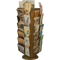 Store Countertop Metal Postcard Display Rack