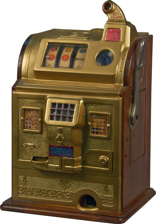 5 Cent O.D. Jennings Rock-Ola Slot Machine